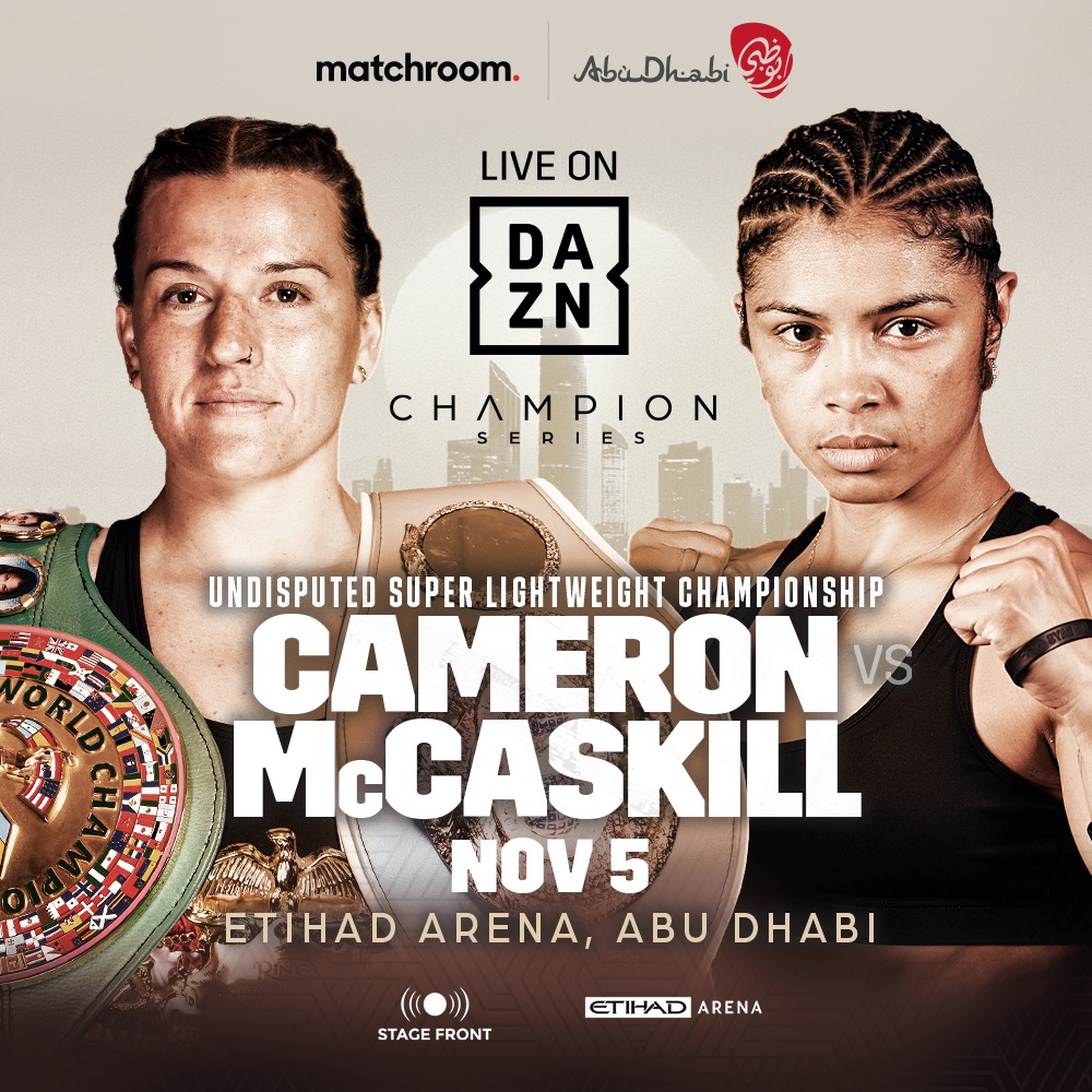 CAMERON CLASHES WITH MCCASKILL FOR UNDISPUTED SUPER-LIGHTWEIGHT CROWN ...