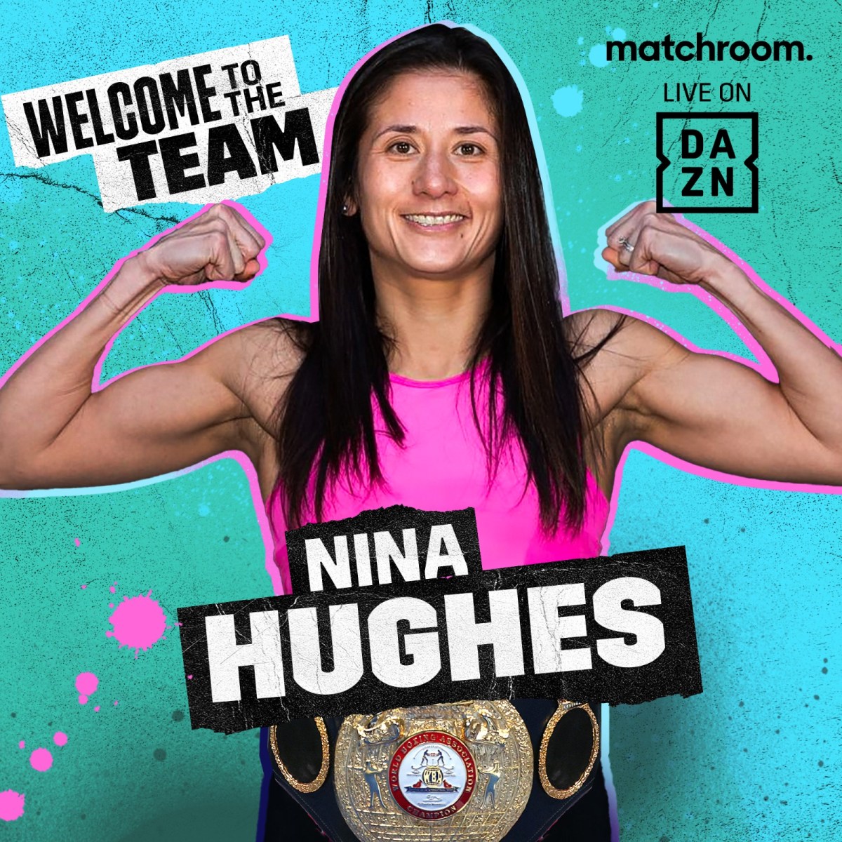 WBA BANTAMWEIGHT WORLD CHAMPION NINA HUGHES SIGNS WITH MATCHROOM ...