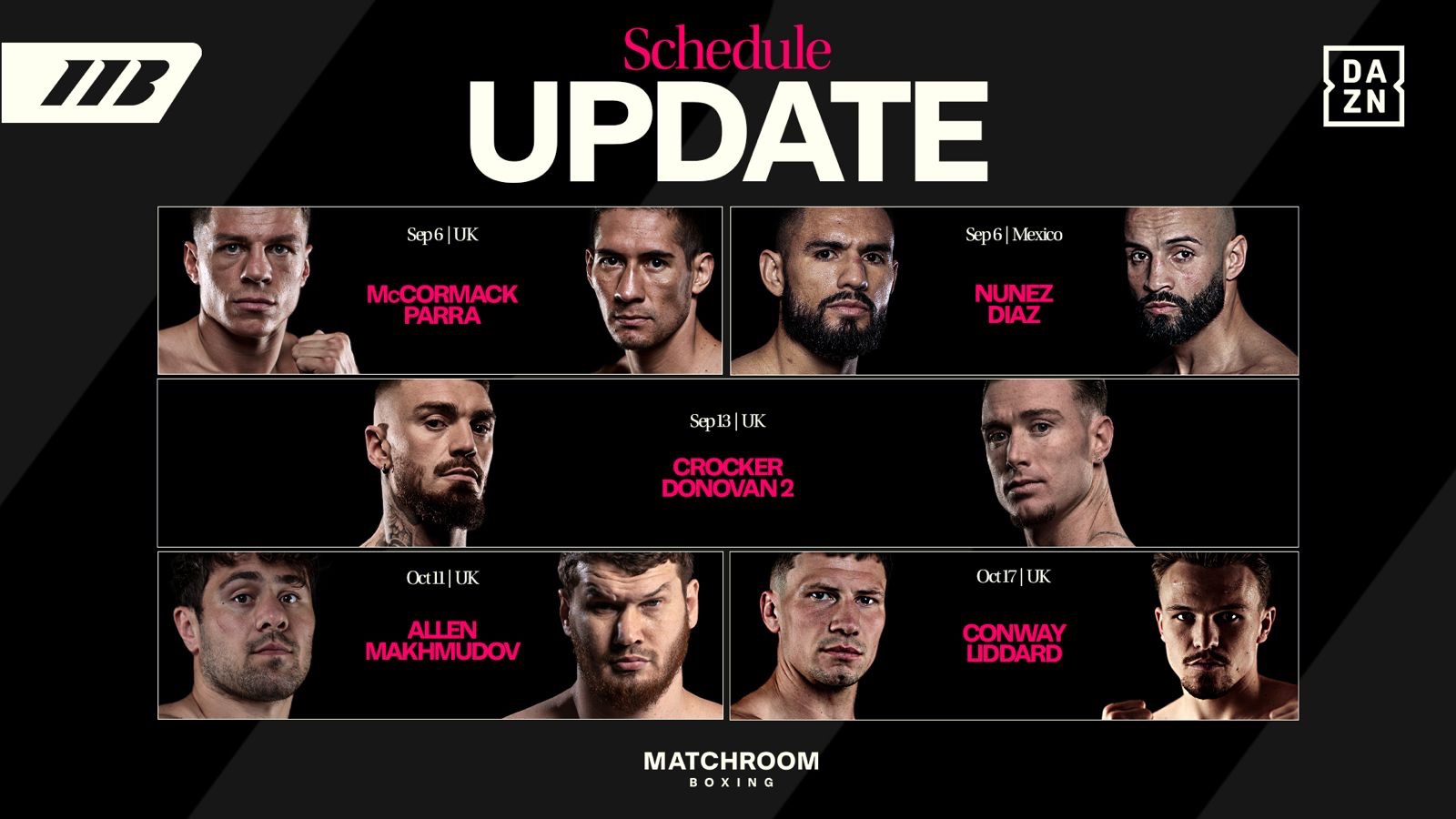 ALLEN v MAKHMUDOV, SUGAR NUNEZ IN MEXICO AND MORE AS MATCHROOM BOXING ...